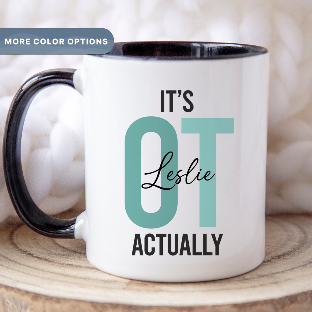 Personalized Occupational Therapist Mug, Custom OT Gift, Profession ...