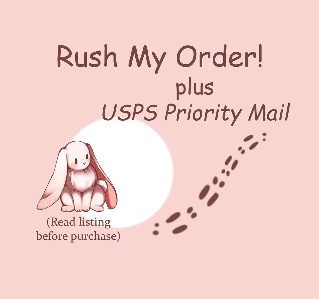 RUSH USPS Priority Mail With 24 to 48 Hours Processing Time - Etsy