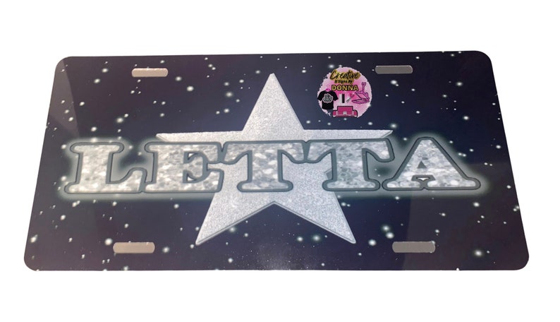 Customized Name License Plate - Etsy