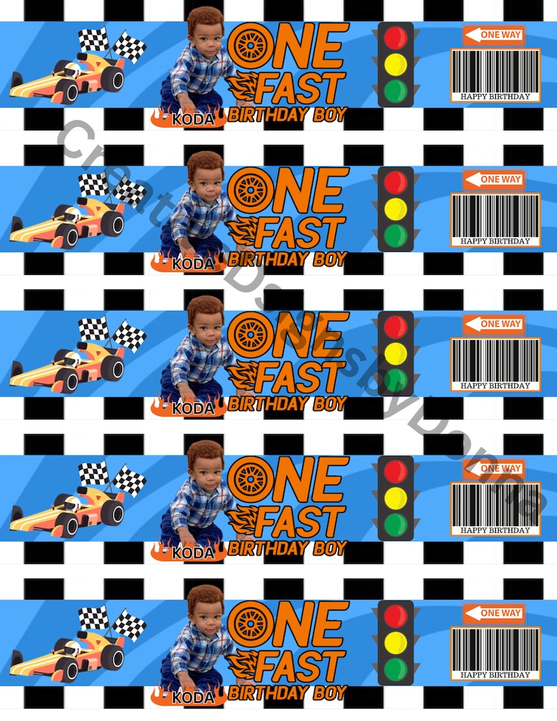 Digital Water Bottles Labels,custom Labels,digital Template, Printable ...