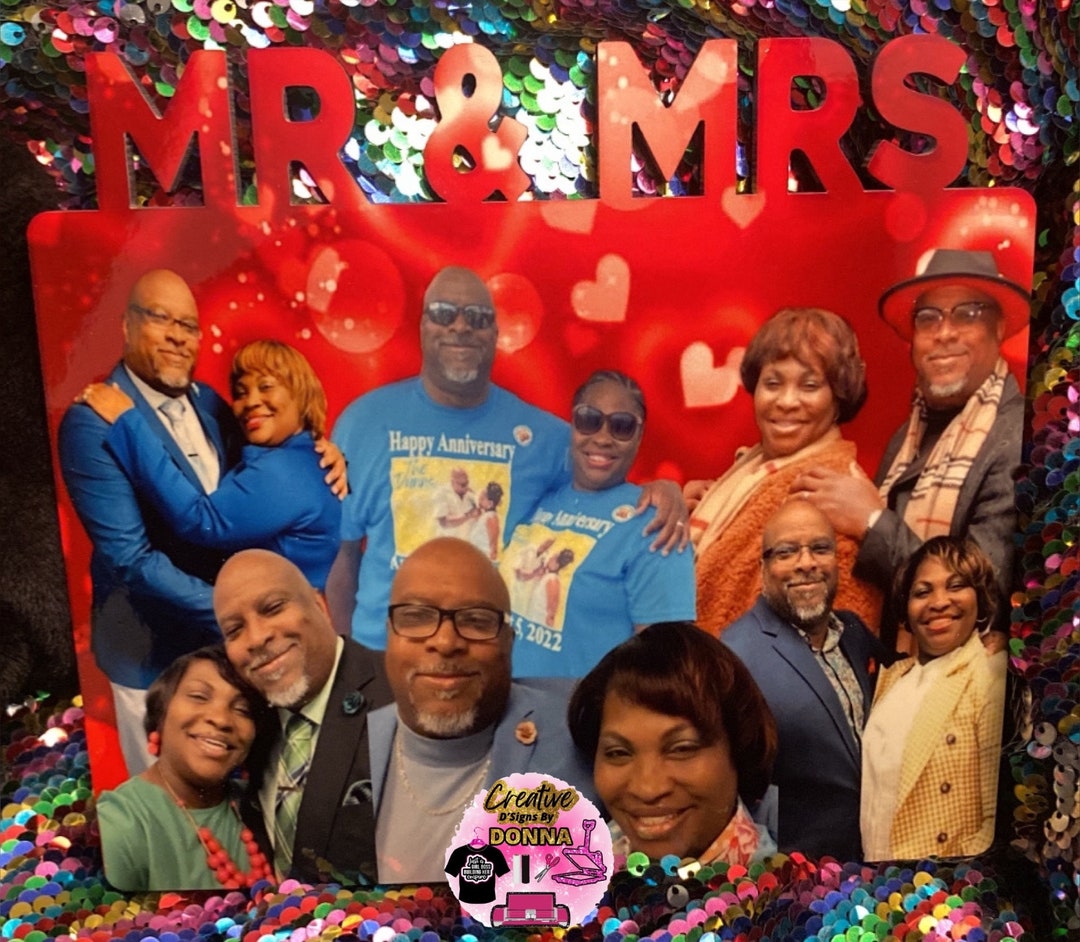 Customized Mr and Mrs Frame Marriage/couple Frame/ Picture Frame/ Photo ...