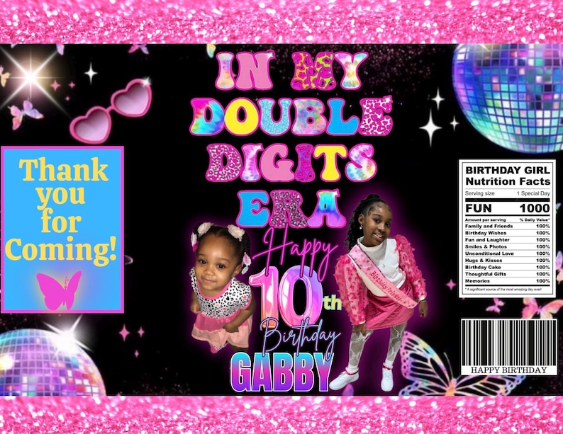 Digital Files* Customized Party Bundle, Customized Treats, Custom ...