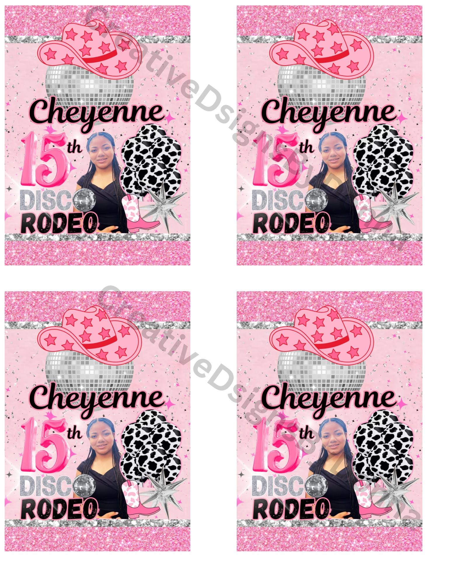 Digital Files* Customized Party Bundle, Customized Treats, Custom ...
