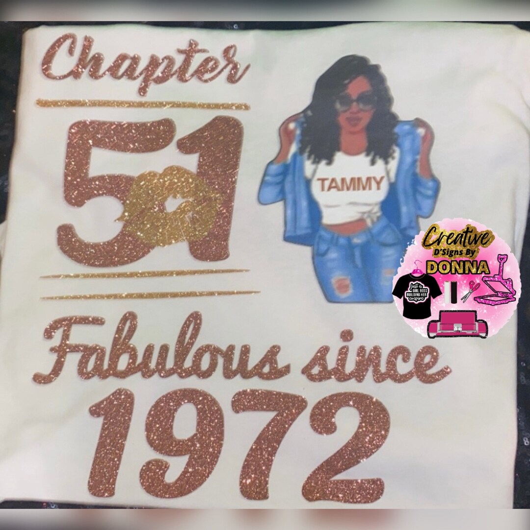 Customized Birthday Shirt. Chapter Shirt.fabulous Since Shirt. - Etsy