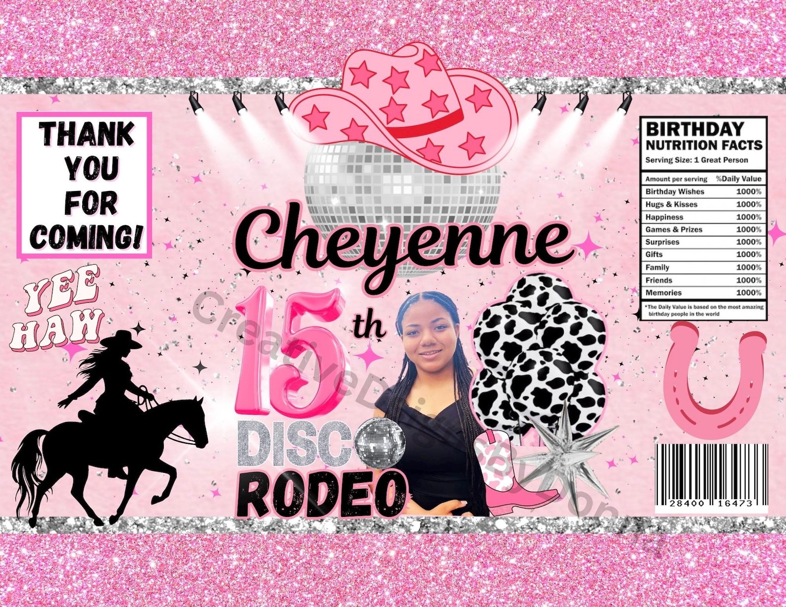 Digital Files* Customized Party Bundle, Customized Treats, Custom ...