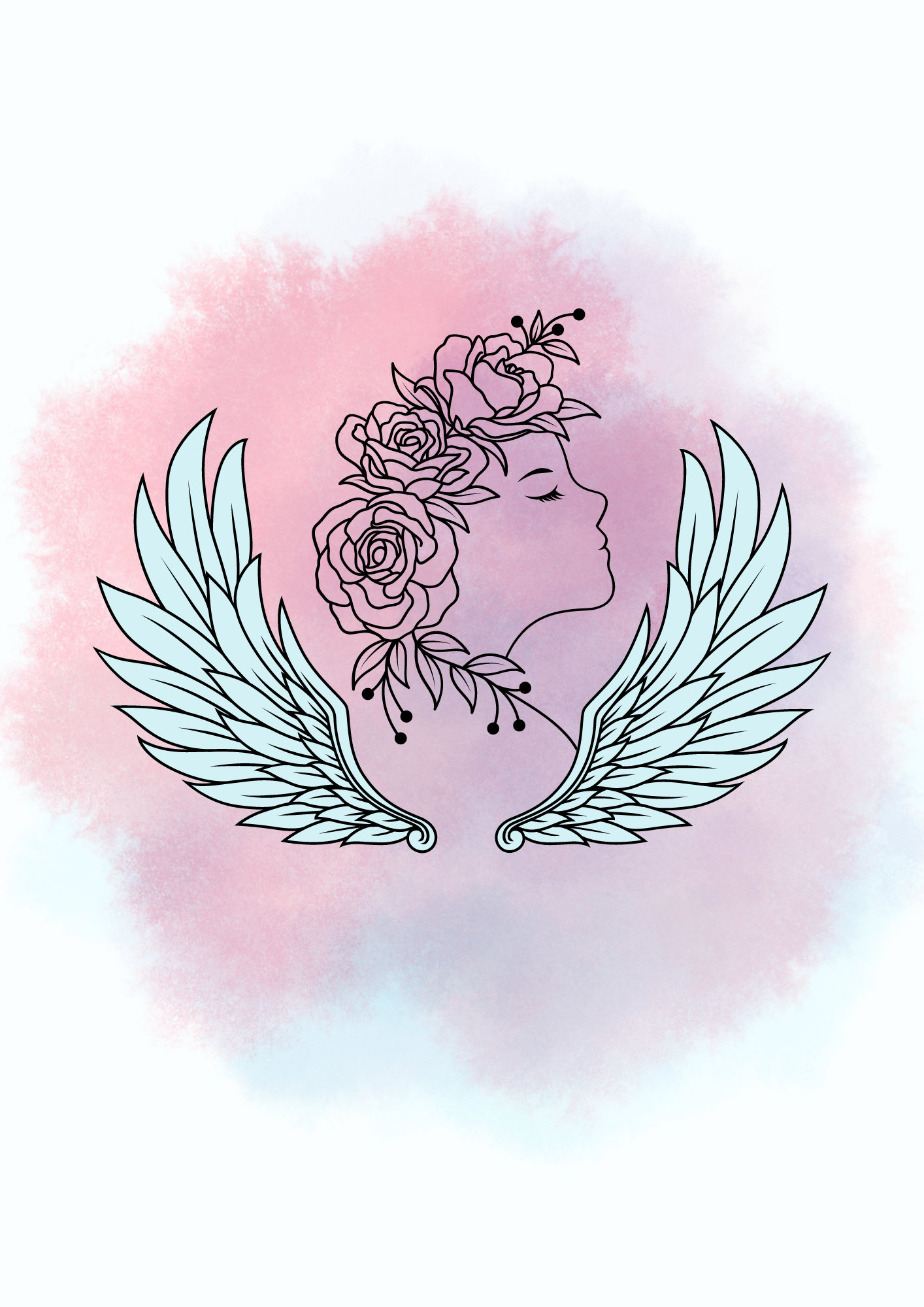 Printable Angel Wall Art - Etsy