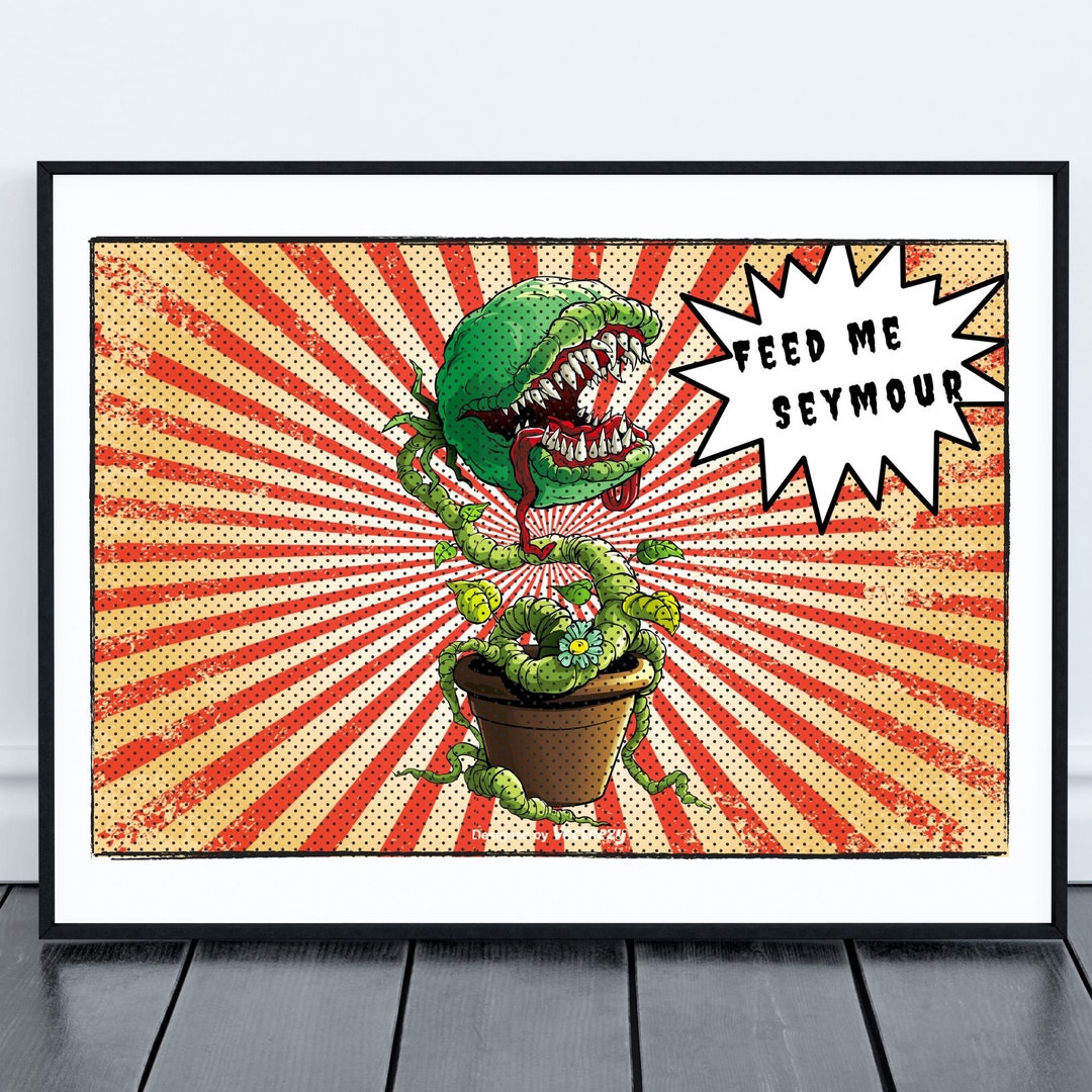Audrey Two Digital Poster | Classic Horror Movie, Horror Gifts, Horror ...