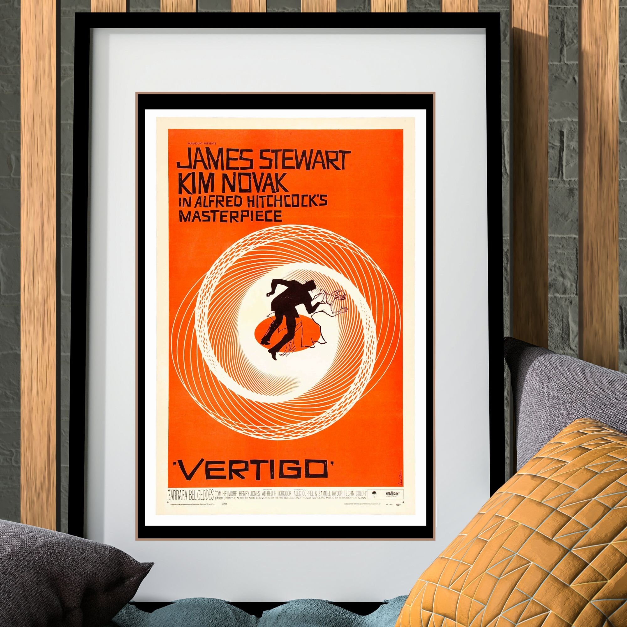 Vertigo | Vintage Horror Movie Poster | Classic Horror Movie, Horror ...