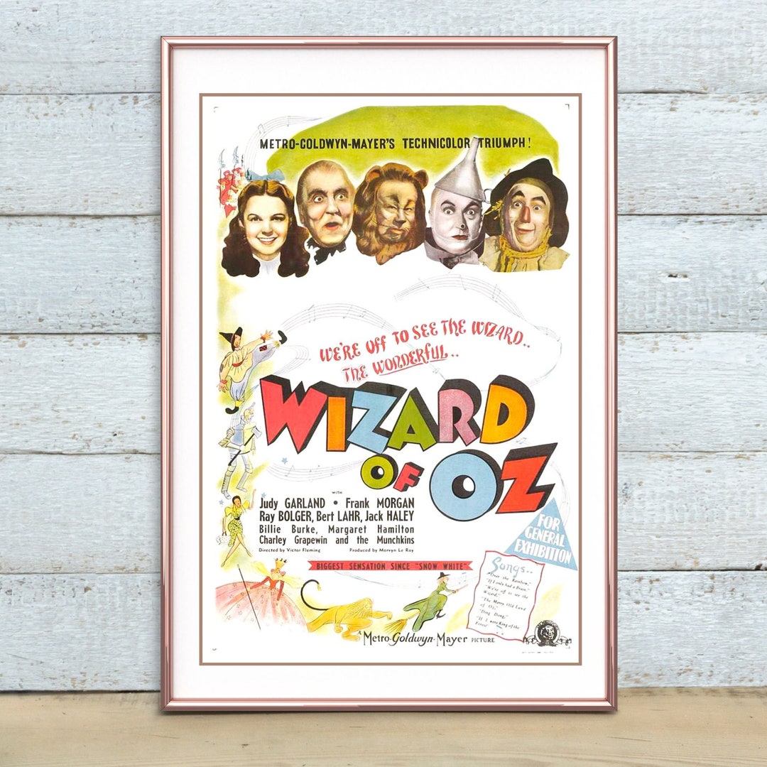 Wizard of Oz Movie Poster | Digital Movie Poster, Digital Art, Movie ...