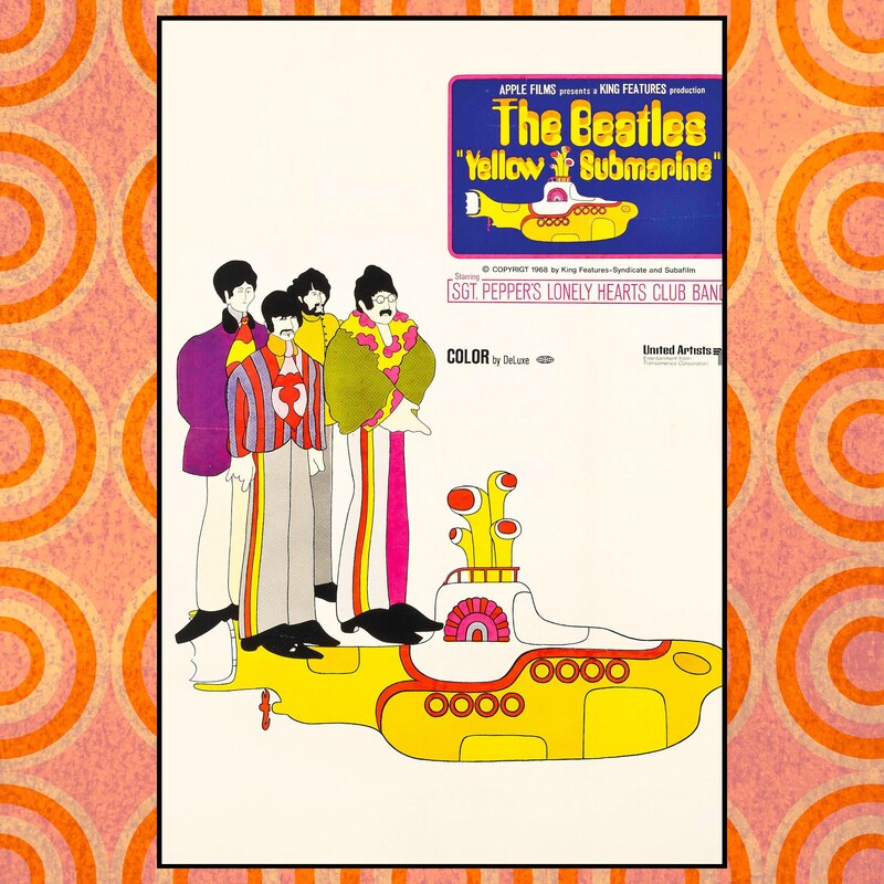 Yellow Submarine Art - Etsy