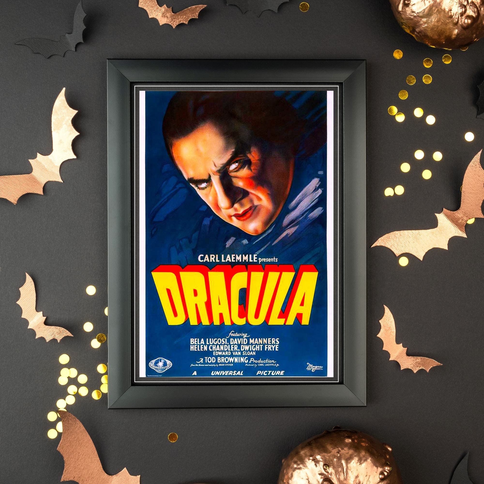 Count Dracula Vintage Horror Movie Poster Classic Horror Movie, Horror ...