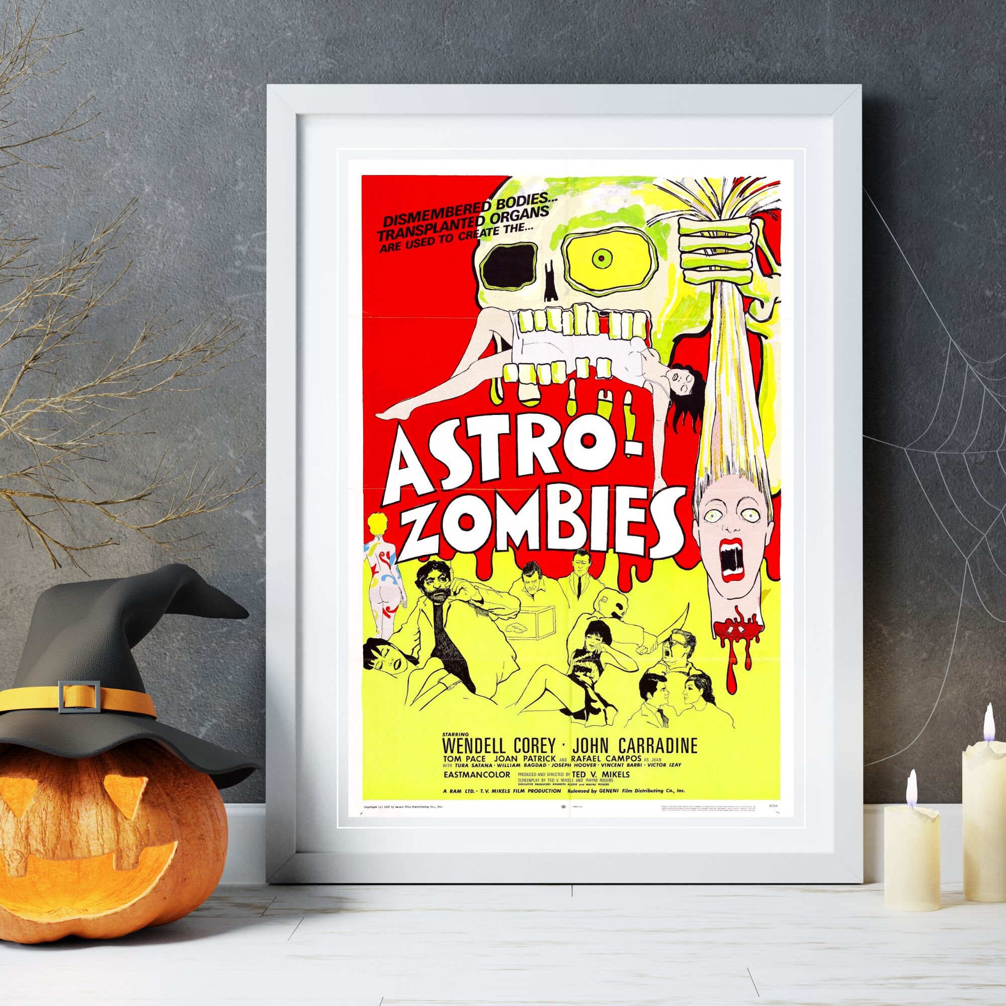 The Astro-zombies Vintage Movie Poster Horror Movie Poster, Classic ...