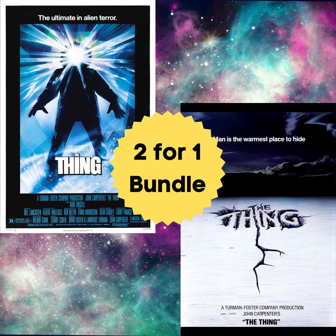 Vintage John Carpenter's the Thing Movie Poster Vintage Movie Poster ...