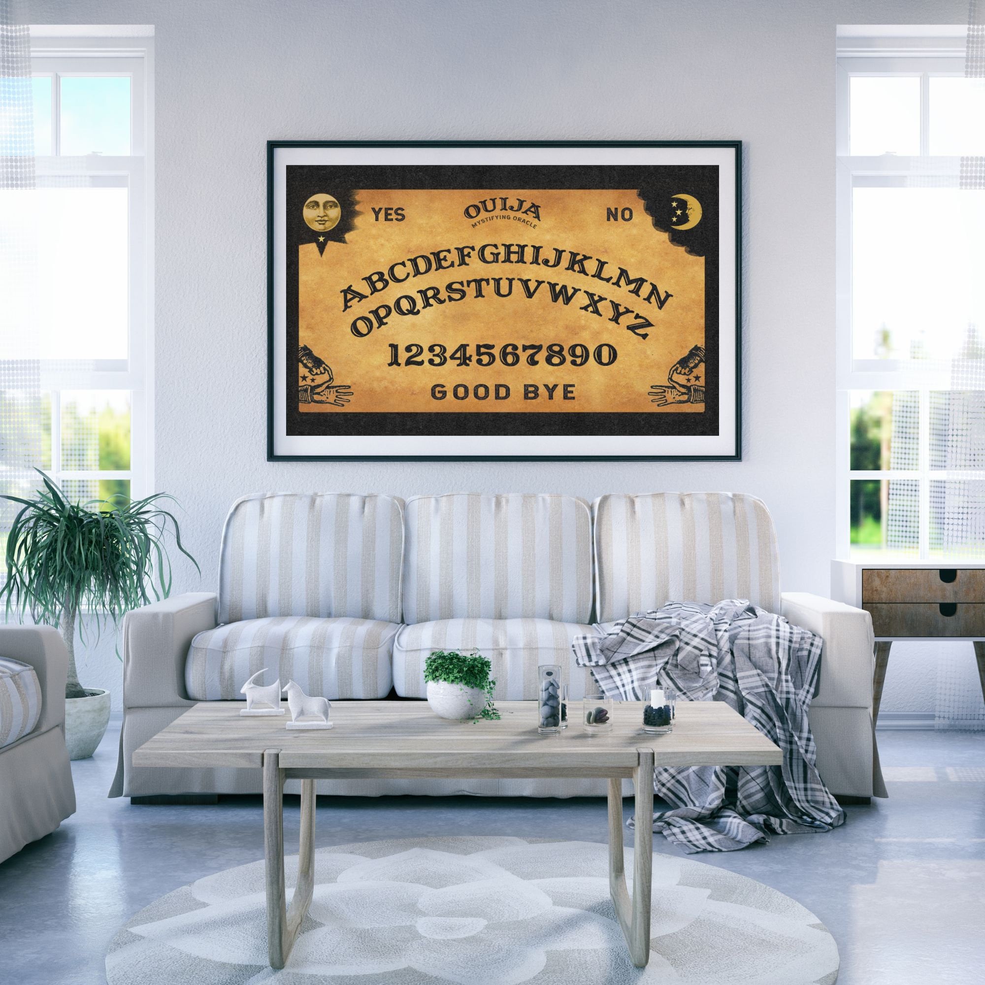 Ouija Board Wall Decor | Occult Decor, Witchy Wall Art, Spiritual Wall ...