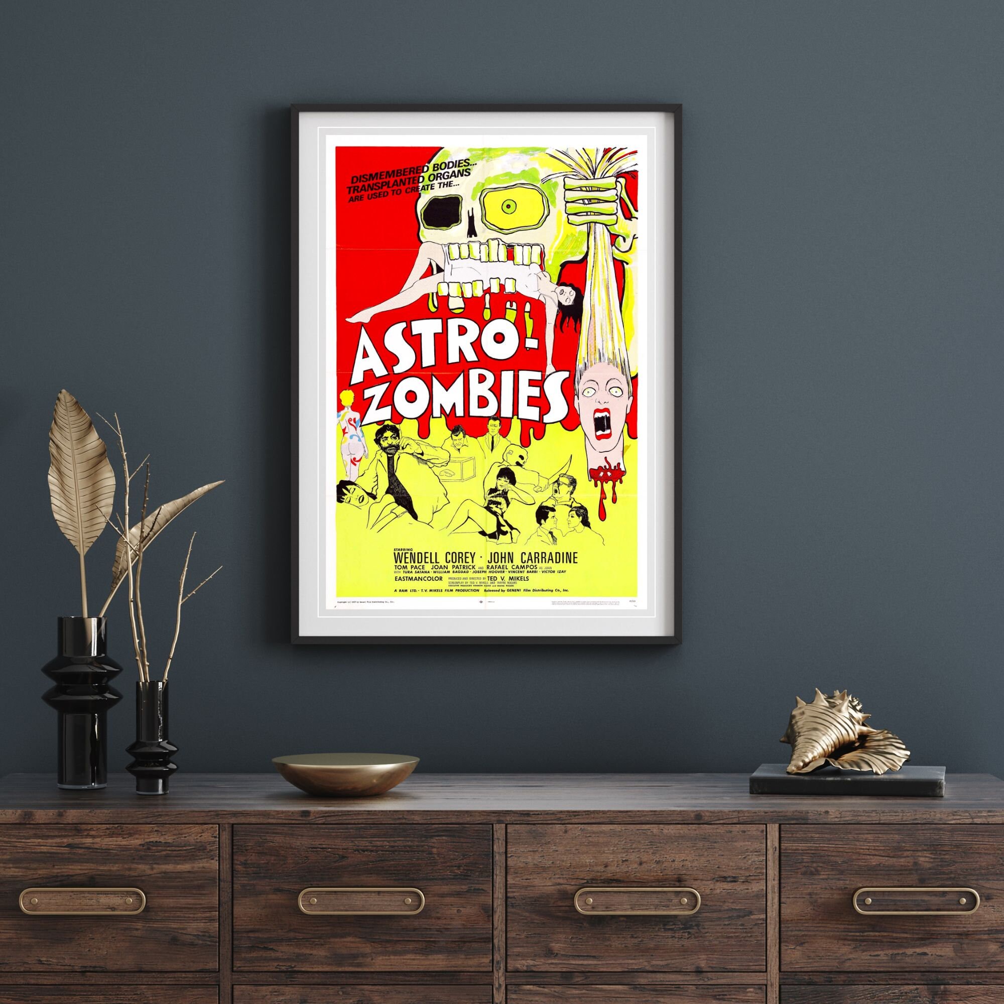 The Astro-zombies Vintage Movie Poster Horror Movie Poster, Classic ...