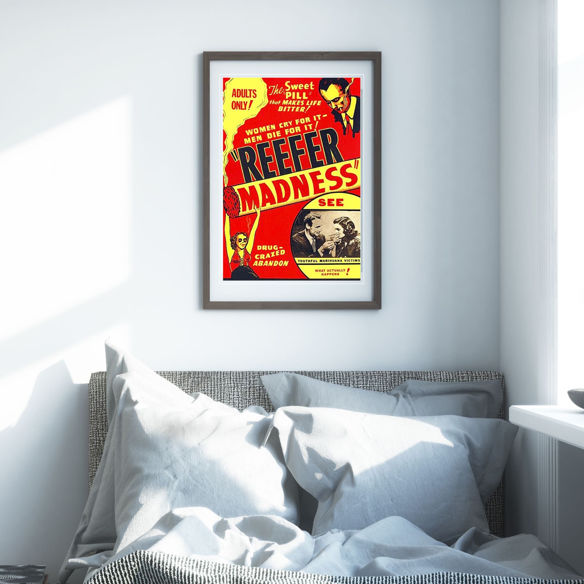 Reefer Madness Vintage Poster | Vintage Home Decor, Retro Posters sold ...