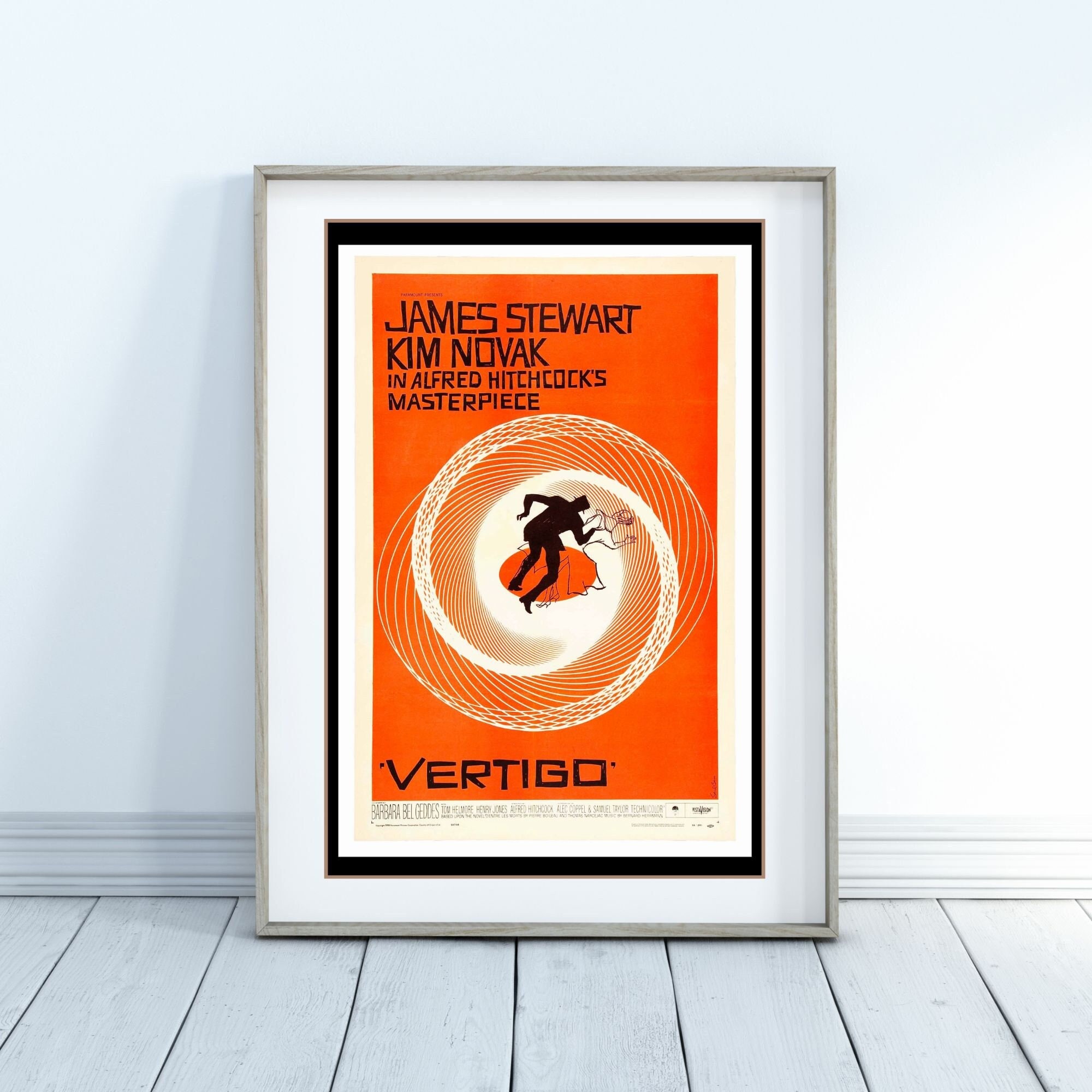 Vertigo | Vintage Horror Movie Poster | Classic Horror Movie, Horror ...