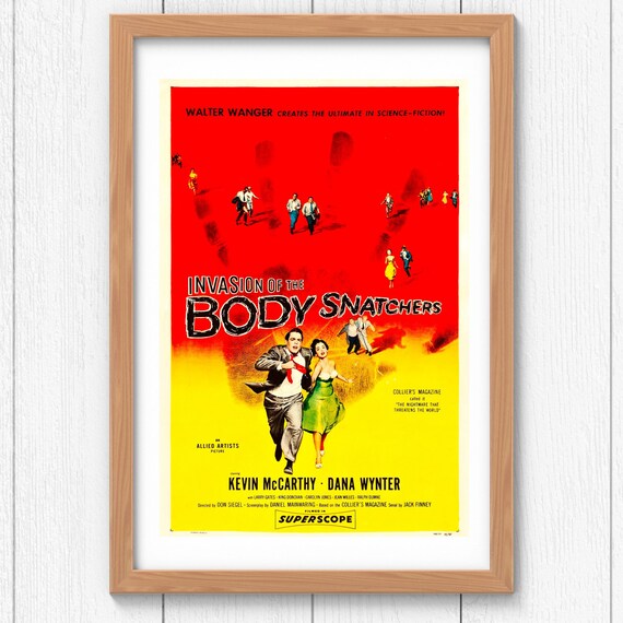 Invasion of the Body Snatchers Vintage Poster Horror Movie - Etsy