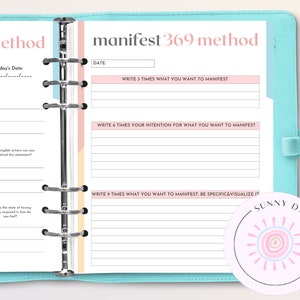 Manifestation Journal, Gratitude Journal, Wellness Journal, Law of ...