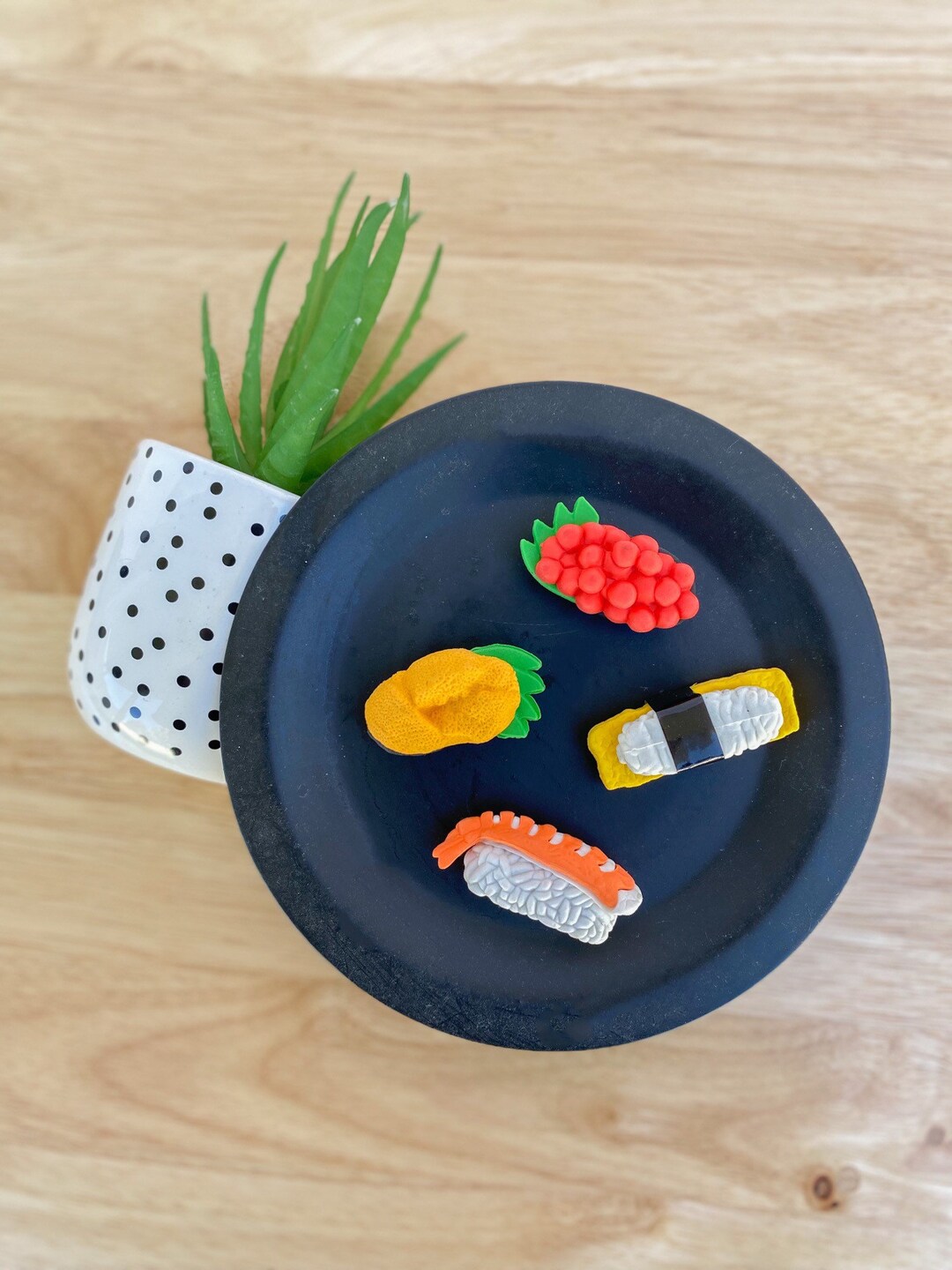 Mini 1/3 Sushi Erasers Set Elf Props, Miniature, Elf Size, Doll Props ...