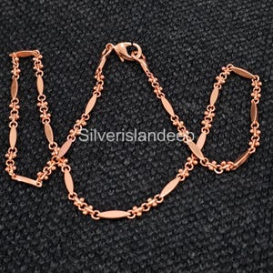 Copper Chain Necklace, Pure Copper Wheat Chain ,solid Jewelry Chain ...