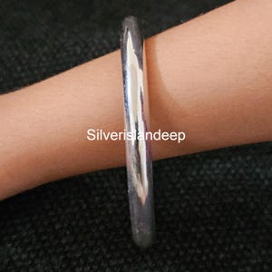 Solidsilver Twist Bangle, Solid 925 Sterling Silver Bangle,thick Heavy ...