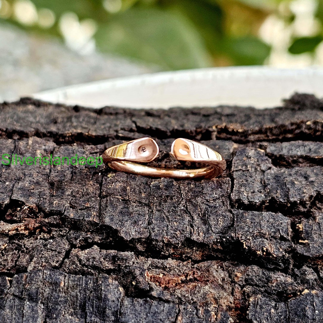 Copper Bypass Ring Pure Copper Wrap Ring, Arthritis Thumb Ring, Toe ...