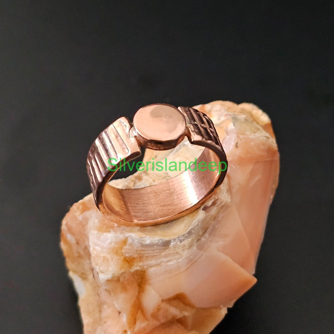 Copper Ring , Solid Pure Copper Band Ring, Pure Copper Ring , Handmade ...