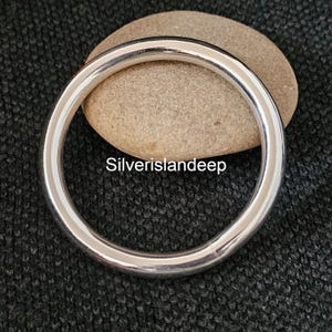 Solidsilver Twist Bangle, Solid 925 Sterling Silver Bangle,thick Heavy ...