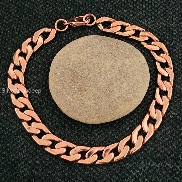 Copper Cuban Link Jewelry - Etsy