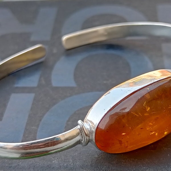 Amber Bangle - Etsy