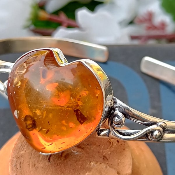 Amber Bangle - Etsy