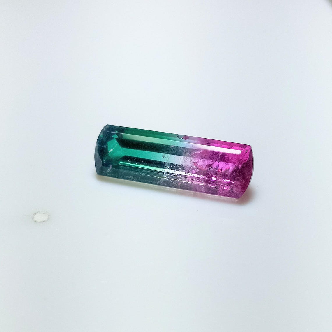 Watermelon Tourmaline Quartz, Natural Crystal Gemstone,bio Color ...