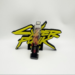Relic Biochip, Cyberpunk 2077 Relic Chip, USB Drive, Luminous Standing ...