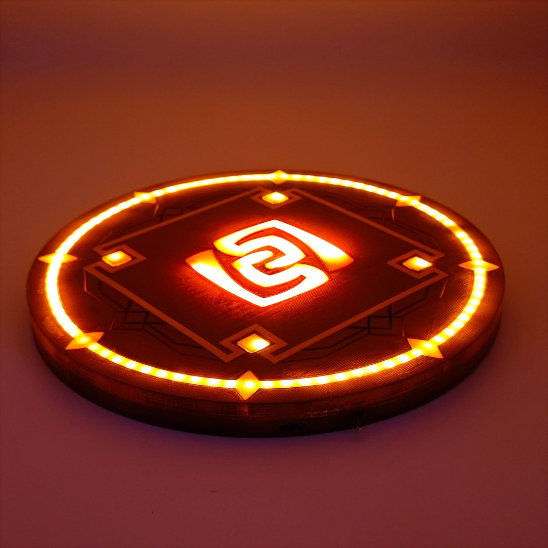 Genshin Impact: Geo Element Desk Ornament , Geo Element LED Light ...