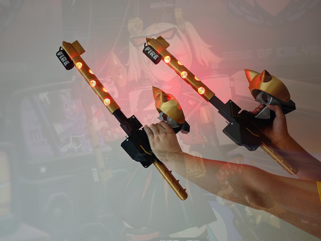 Burnice Whita Cosplay Weapons, Inspired by Zenless Zone Zero, Burnice ...