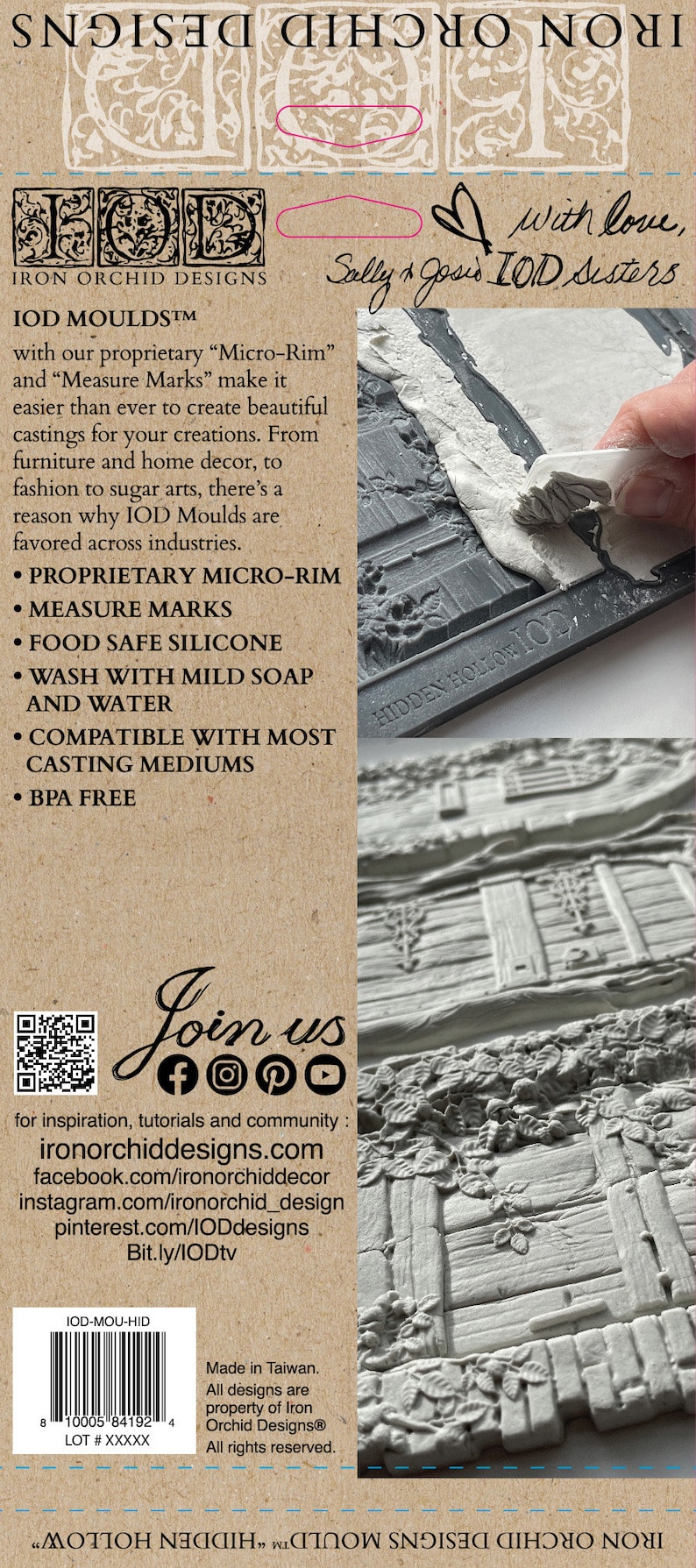 Iron Orchid Designs Hidden Hollow IOD Decor Mould, Fairy Doors ...