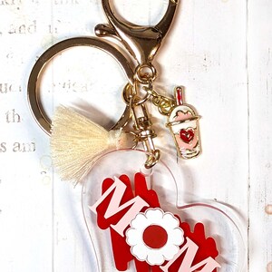 Mom Keychain/bag Charm With Elegant Box, Mother's Day, Mom's Gift, Love ...