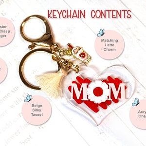 Mom Keychain/bag Charm With Elegant Box, Mother's Day, Mom's Gift, Love ...