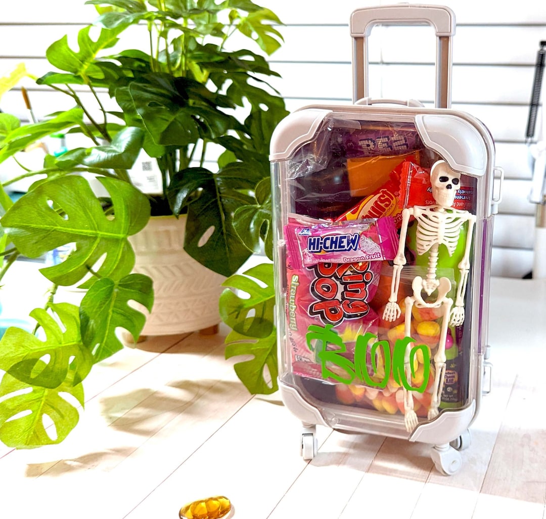 Halloween Suitcase, Halloween Candy, Goodie Bag, Kids Gift, Grandkids ...