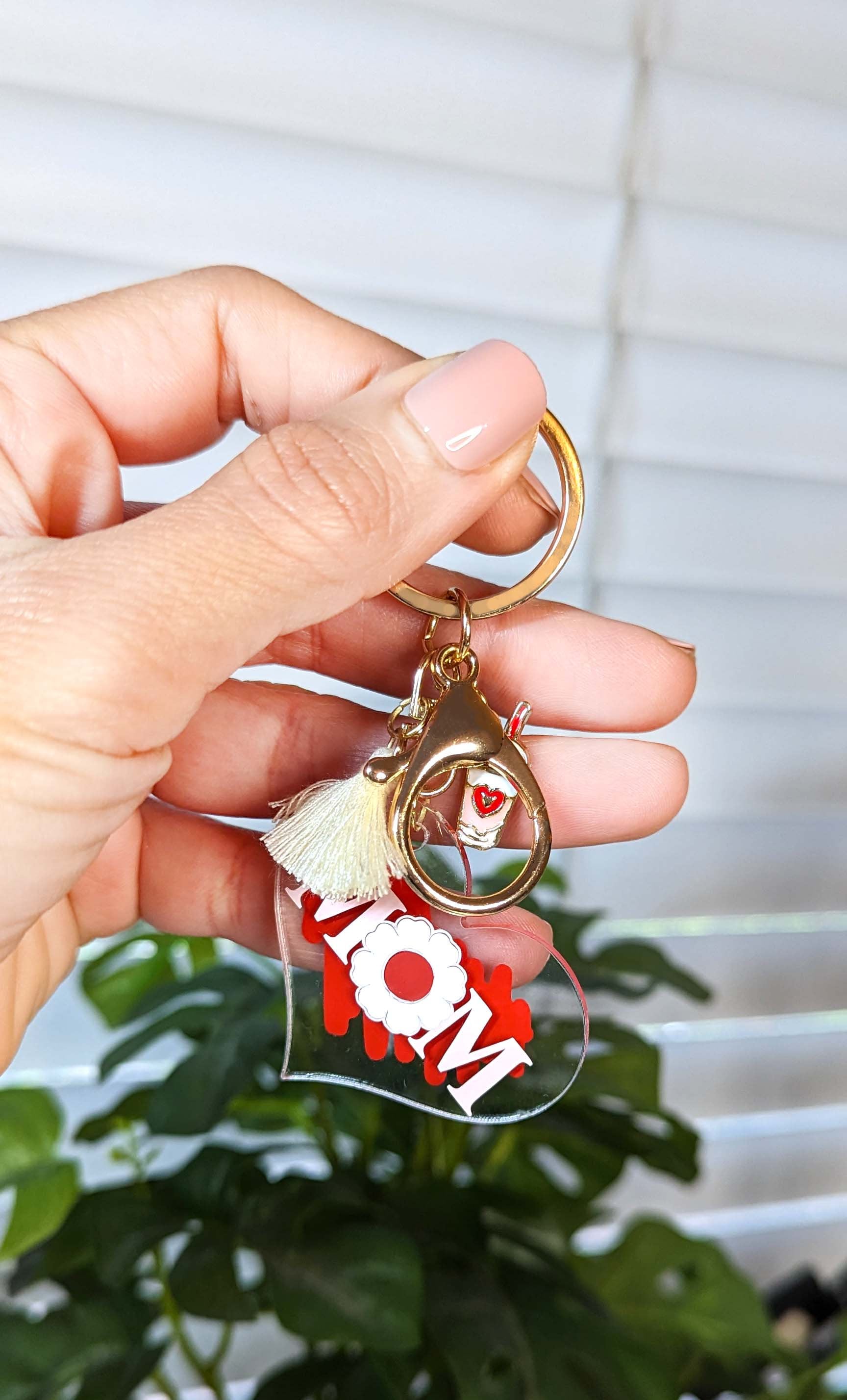 Mom Keychain/bag Charm With Elegant Box, Mother's Day, Mom's Gift, Love ...
