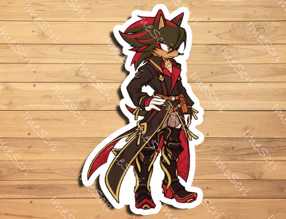 Shadow Sticker Sonic 2 Sonic Sticker Disney Sticker Sonic - Etsy