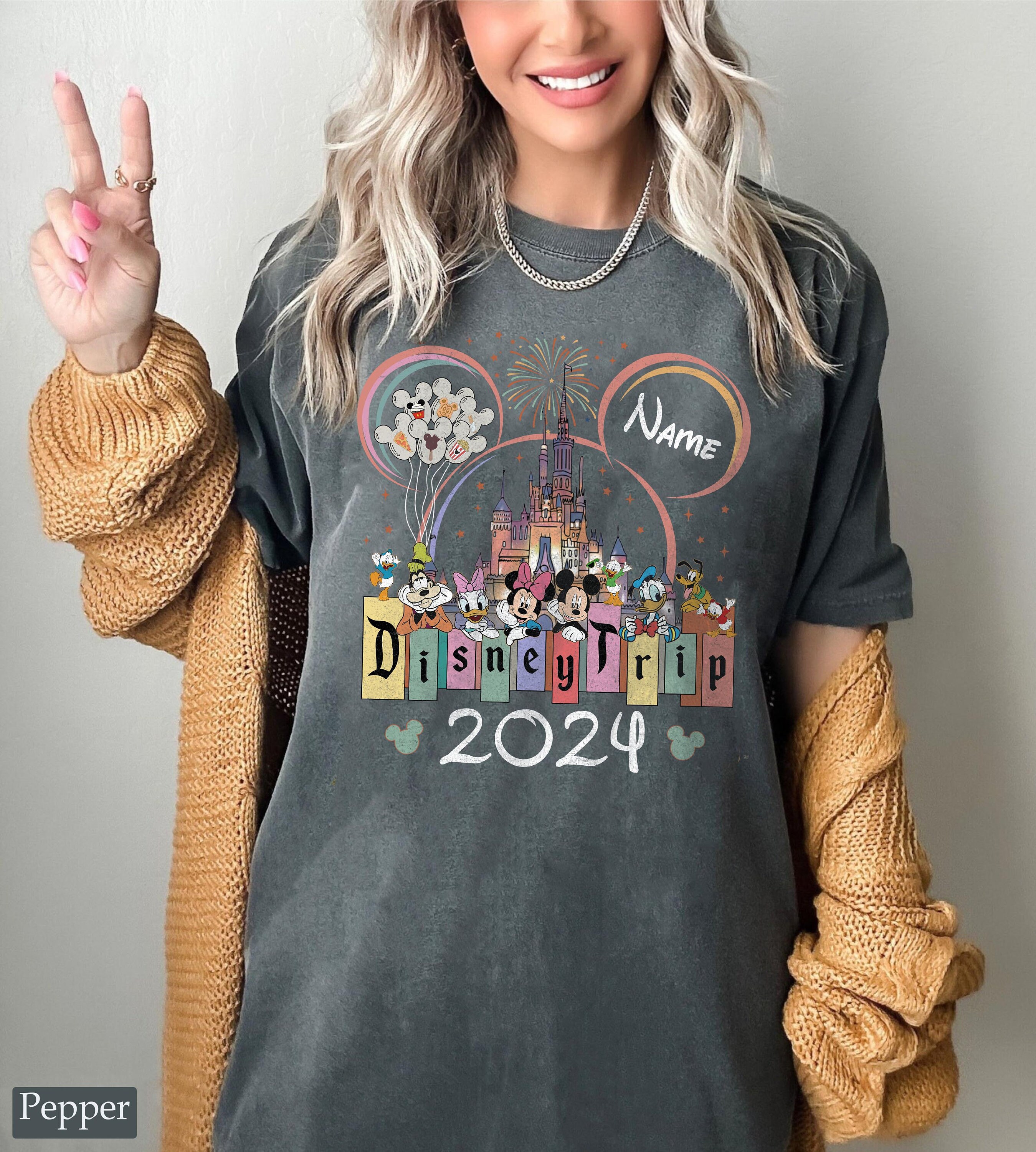 Personalized Disney Trip 2024 Shirt, Disneyland Family Shirt ...