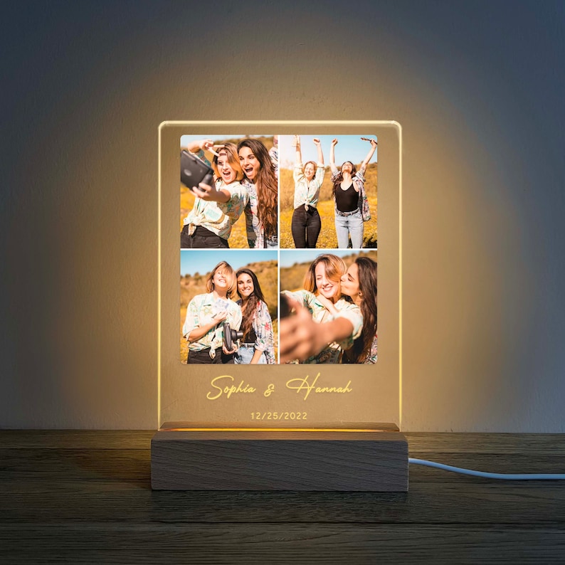 Best friend birthday gift for her, Best friend picture frame, Work ...