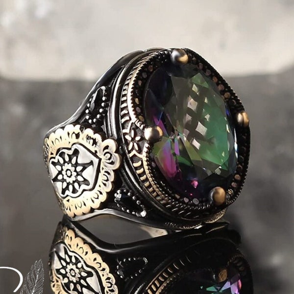 Mens Ring With Stone - Etsy