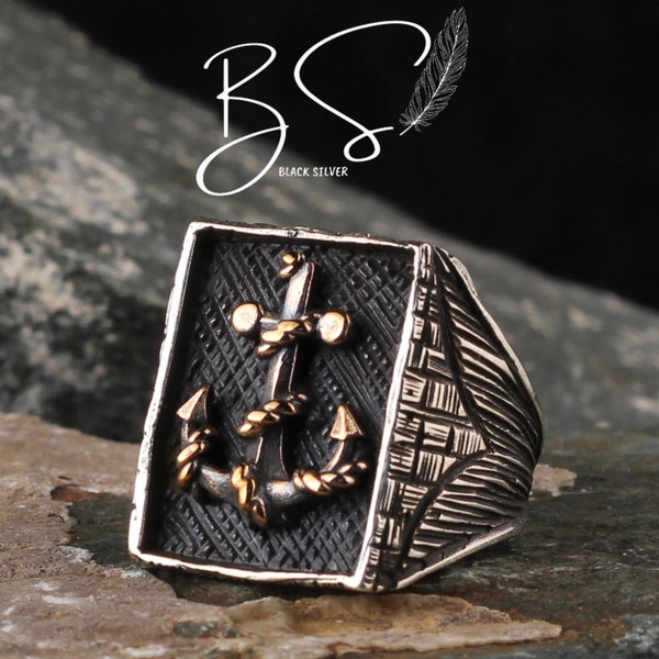 Anchor Ring - Etsy