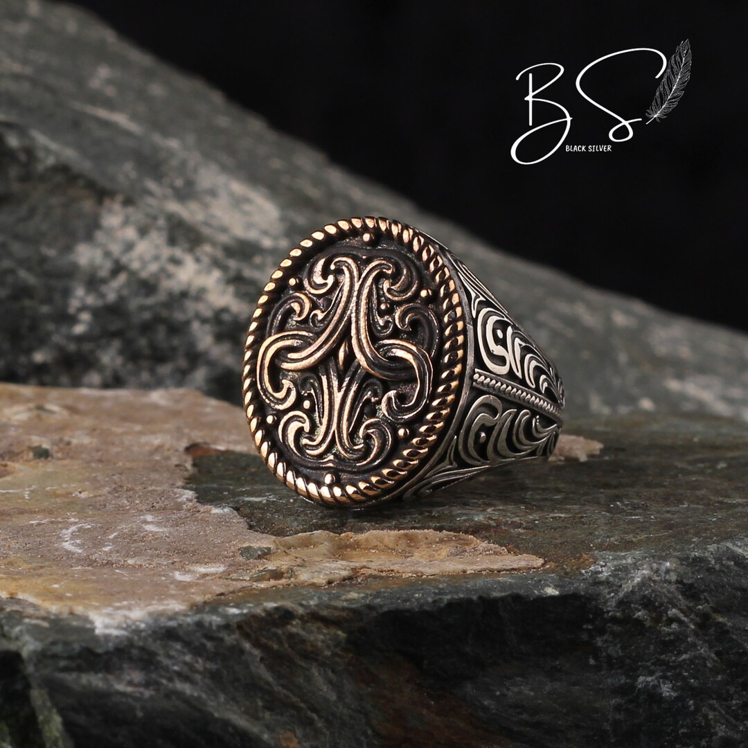 Mens Silver Ring, Men's Fashion Ring, Rings for Men, Sterling Silver ...
