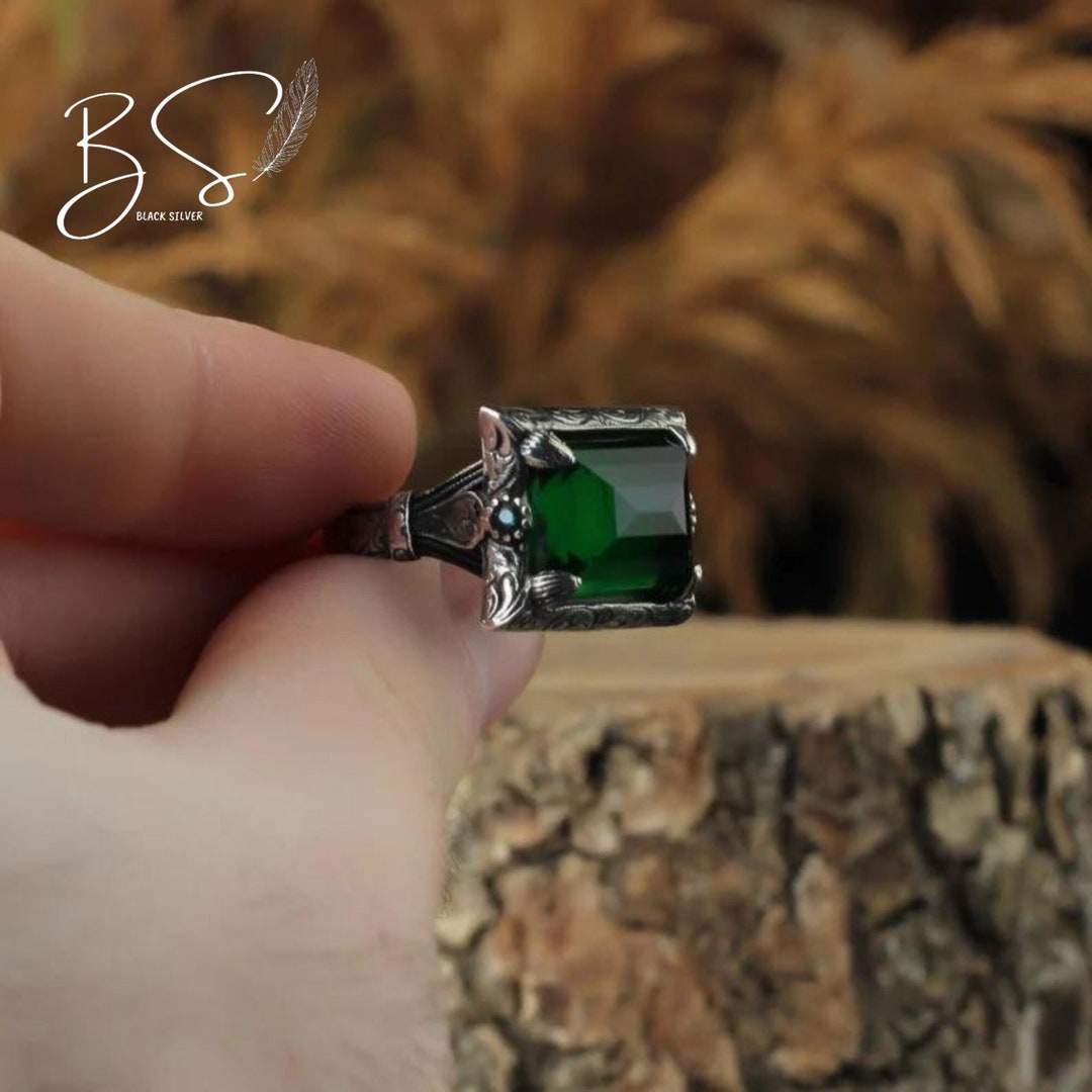 Lucifer Ring, Rings for Men, Man Statement Ring, Sterling Silver Ring ...