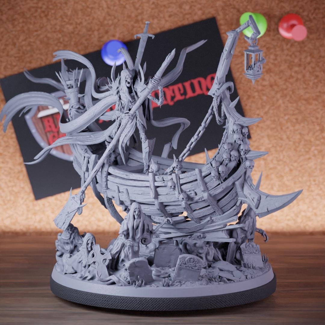 Zaltryn the Waverender Miniature Charon Mini Dungeons and Dragons RPG ...