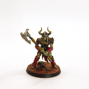 Death Knight Miniature Undead Skull Lich Lord Dungeons and Dragons Mini ...